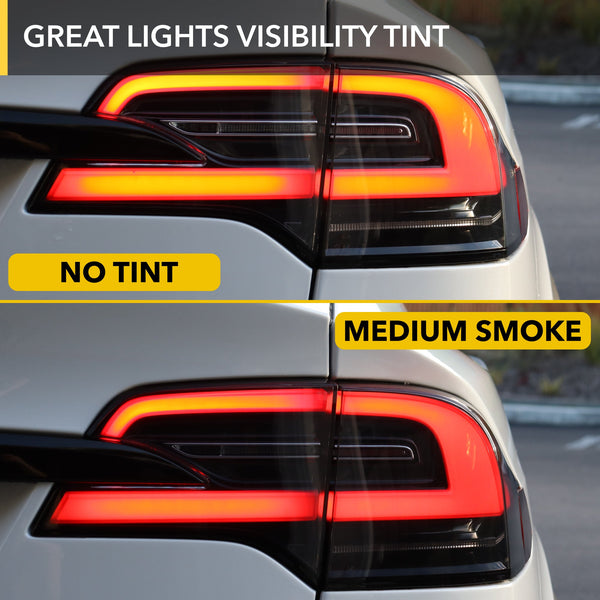 Tail Lights Smoke Tint | Tesla Model X – East Car Audio