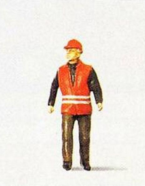 Preiser 28008 HO Scale Individual Figure - Railway Personel -- Modern ...