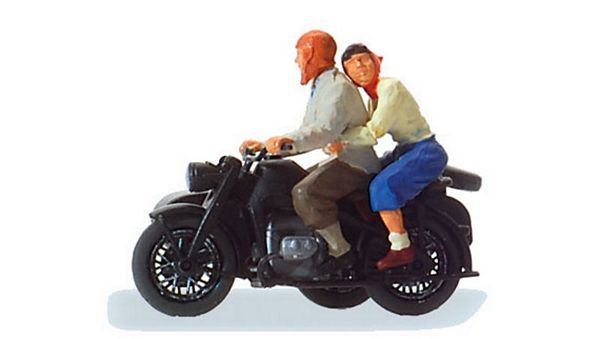 Preiser 28148 HO Scale Motorcycle Zundapp KS 750 -- With Riders – East ...