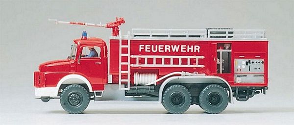 Preiser 31163 HO Scale Emergency Vehicle - Mercedes Airport Crash Truc ...