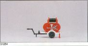 Preiser 31254 HO Scale Emergency Vehicle Ziegler -- Hose Trailer – East ...
