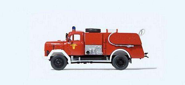Preiser 31257 HO Scale Magirus 150 D 10 A ZLF 24 Fire Truck Foam Spray ...