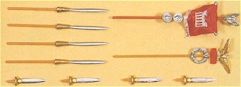 Preiser 50274 1/25 Scale Hand Weapons 1/25 Scale -- For Romans – East ...