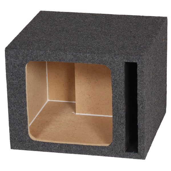 Q-Power Single 12″ Ported Enclosure Square Woofer – East Car Audio