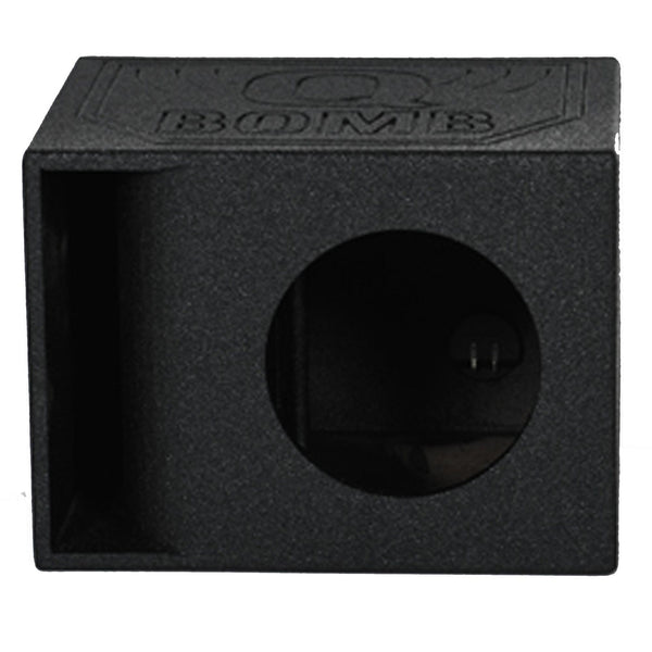 Q-Bomb Single 10″ Horn-Ported Subwoofer Enclosure – East Car Audio