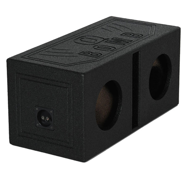 Q-Bomb Dual 8″ Ported Woofer Enclosure – East Car Audio