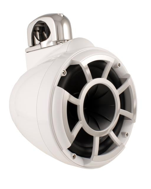 Wet Sounds REV10W-SC White REV 10 Swivel Clamp Tower Speakers with Wet ...