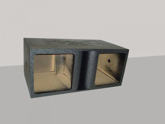 Horn Ported Square Hole Dual 15'' Sub woofer Box Poly – East Car Audio