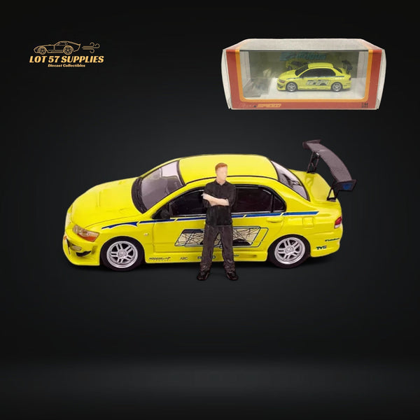 Fast Speed Mitsubishi Lancer Evolution EVO VII FNF Green Livery Figure ...