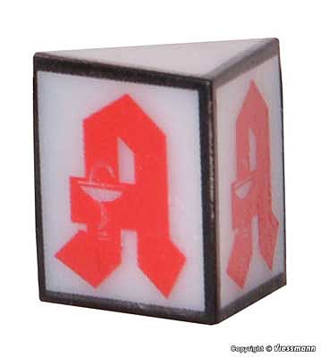 Viessmann 1375 HO Scale Pharmacy-Apothecary Sign with LED Lighting ...