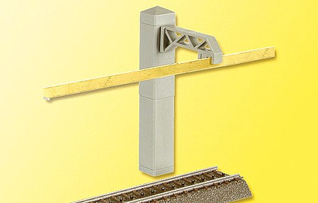 Viessmann 4195 HO Scale Tunnel Catenary Set -- 10 Masts, 3m of Catenar ...