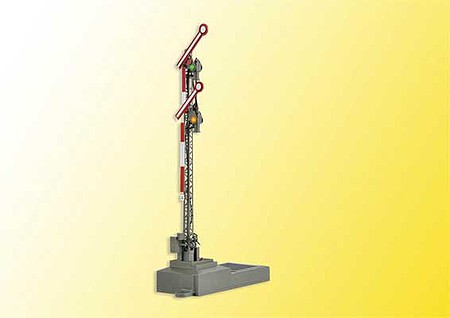 Viessmann 4471 N Scale European LED Semaphore 2-Coupled-Arm Home Signa ...