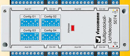 Viessmann 5074 All Scale Multi-Protocol Lighting DCC Decoder – East Car ...