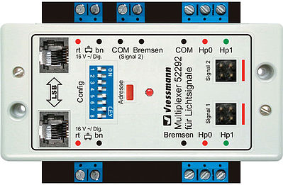 Viessmann 52292 All Scale Double Multiplexer Control Module with DCC D ...