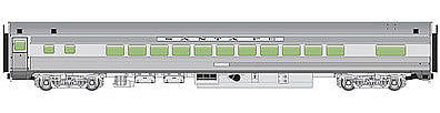 Walthers Mainline 30202 HO Scale 85' Budd Small-Window Coach Santa Fe ...