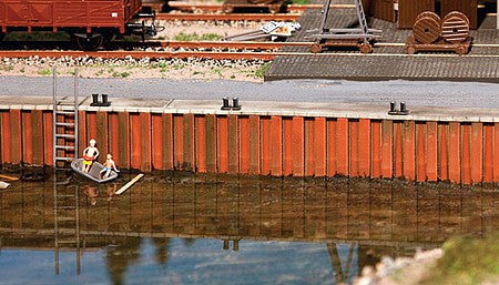 Walthers SceneMaster 949-4150 HO Scale Harbor Wall Kit - pkg(2) – East ...