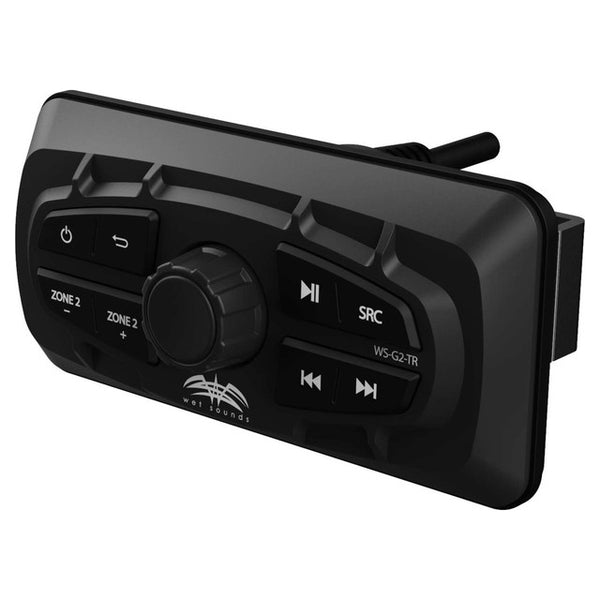 Wet Sounds WS-MC-20 2-Zone Media Center with (2) WS-G2-TR Wired Transo ...