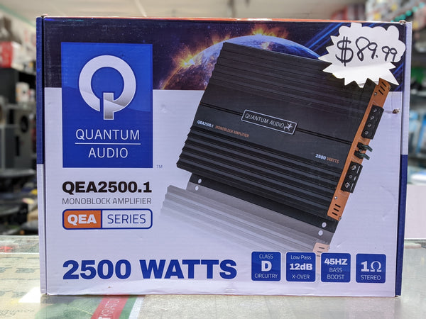 Quantum Audio QEA2500.1D 2500W Class-D Monoblock Amplifier – East Car Audio