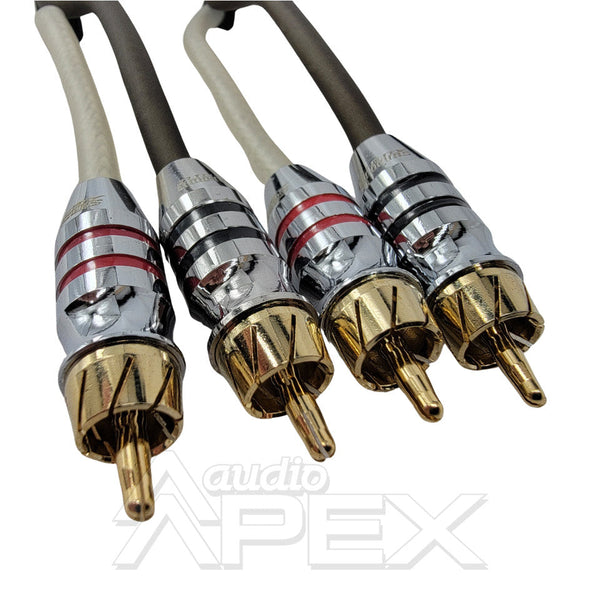 Sundown Audio 3 ft. 2 Channel High Quality RCA Interconnect Cables (SA ...