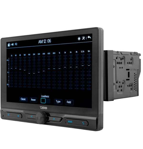 DS18 DDX10.5ML 10.5” Double-Din Floating Display Multimedia Mech-Less ...